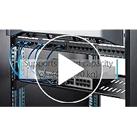 StarTech.com 1U Vented Server Rack Cabinet Shelf - 10in Deep Fixed ...