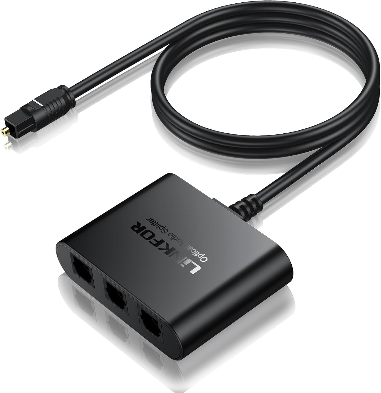 LiNKFOR 1X3 Toslink Optical Digital Audio Splitter,Digital Toslink ...