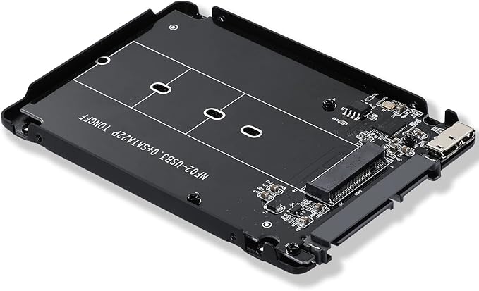 Amazon.com: M.2 SSD to 2.5 inch SATA Adapter, Aluminum M.2 to USB 3.0 ...