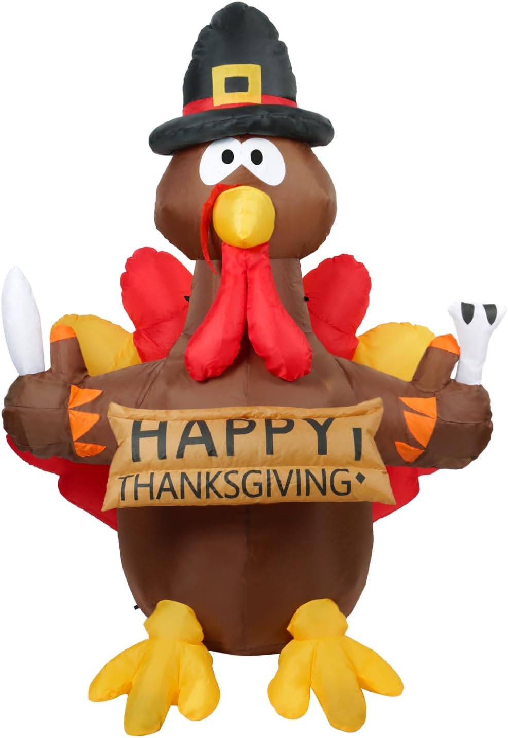 Amazon.com: WOGOON Thanksgiving Inflatable Turkey Outdoor Decorations ...
