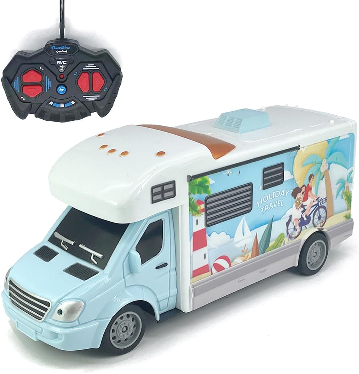 Amazon.com: Toy Camper Remote Control Car, RC Cars with Light, RV ...