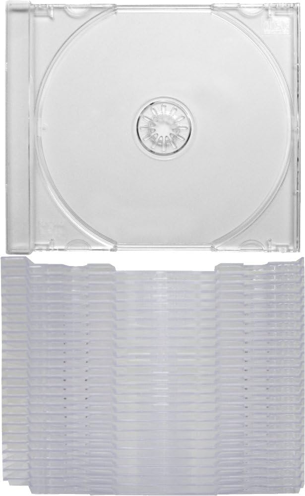 Amazon.com: (25) Clear Replacement CD Trays/Inserts for CD Jewel Boxes ...