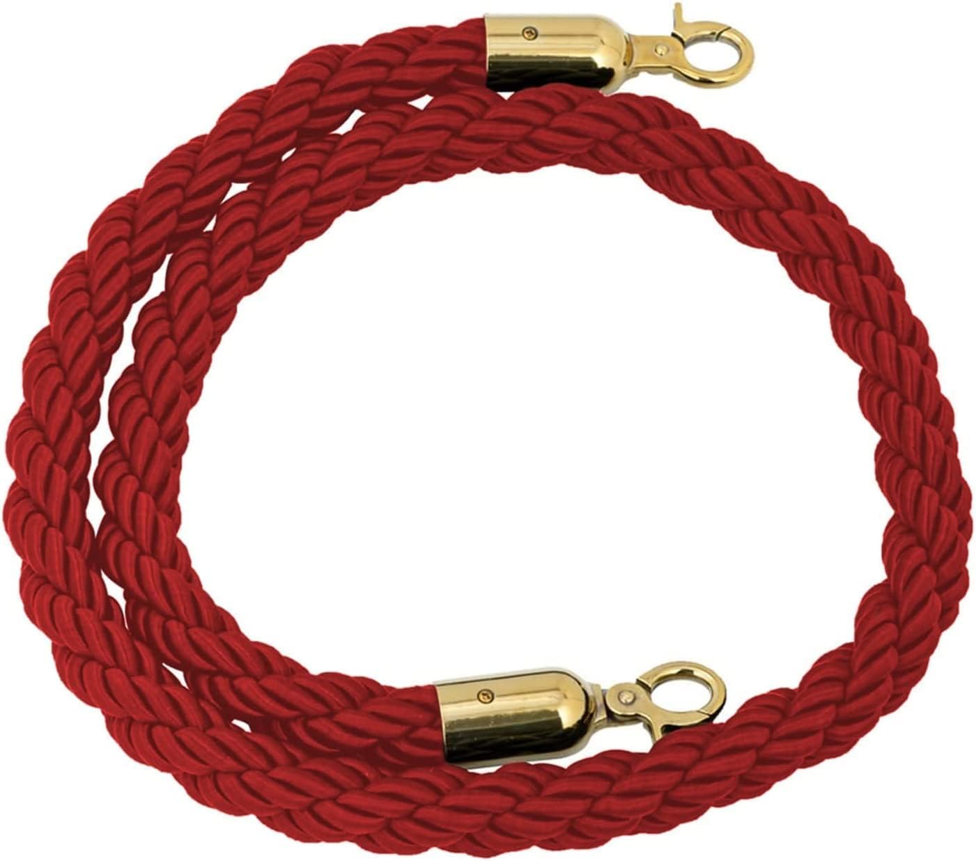 Amazon.co.jp: Stanchion Twisted Rope, Hemp Braided Queen Barrier Rope ...