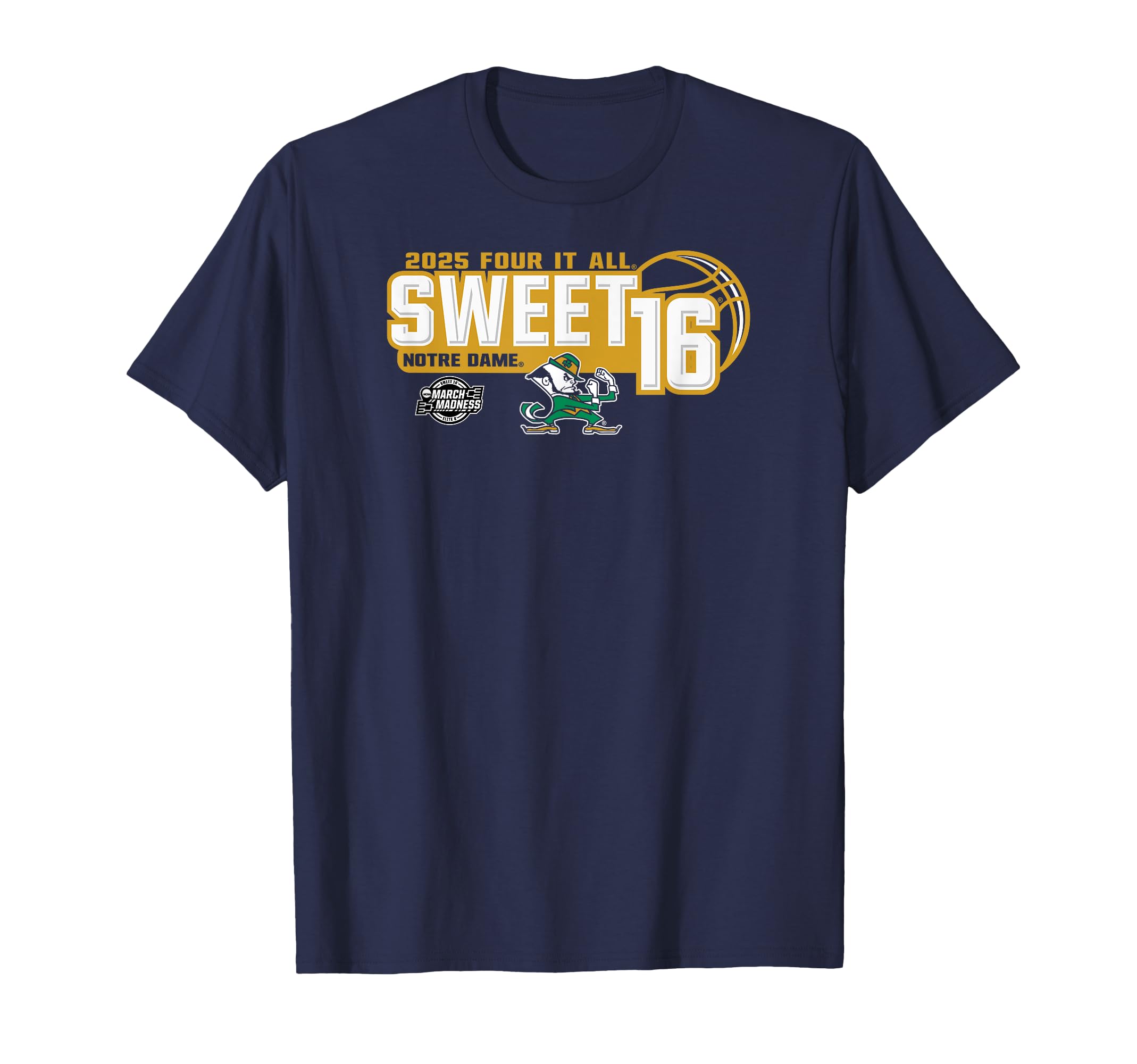 Notre Dame Fighting Irish Sweet 16 2025 Women's Basketball T-Shirt