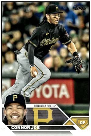 Amazon.com: 2023 TOPPS #525 CONNOR JOE PITTSBURGH PIRATES BASEBALL ...