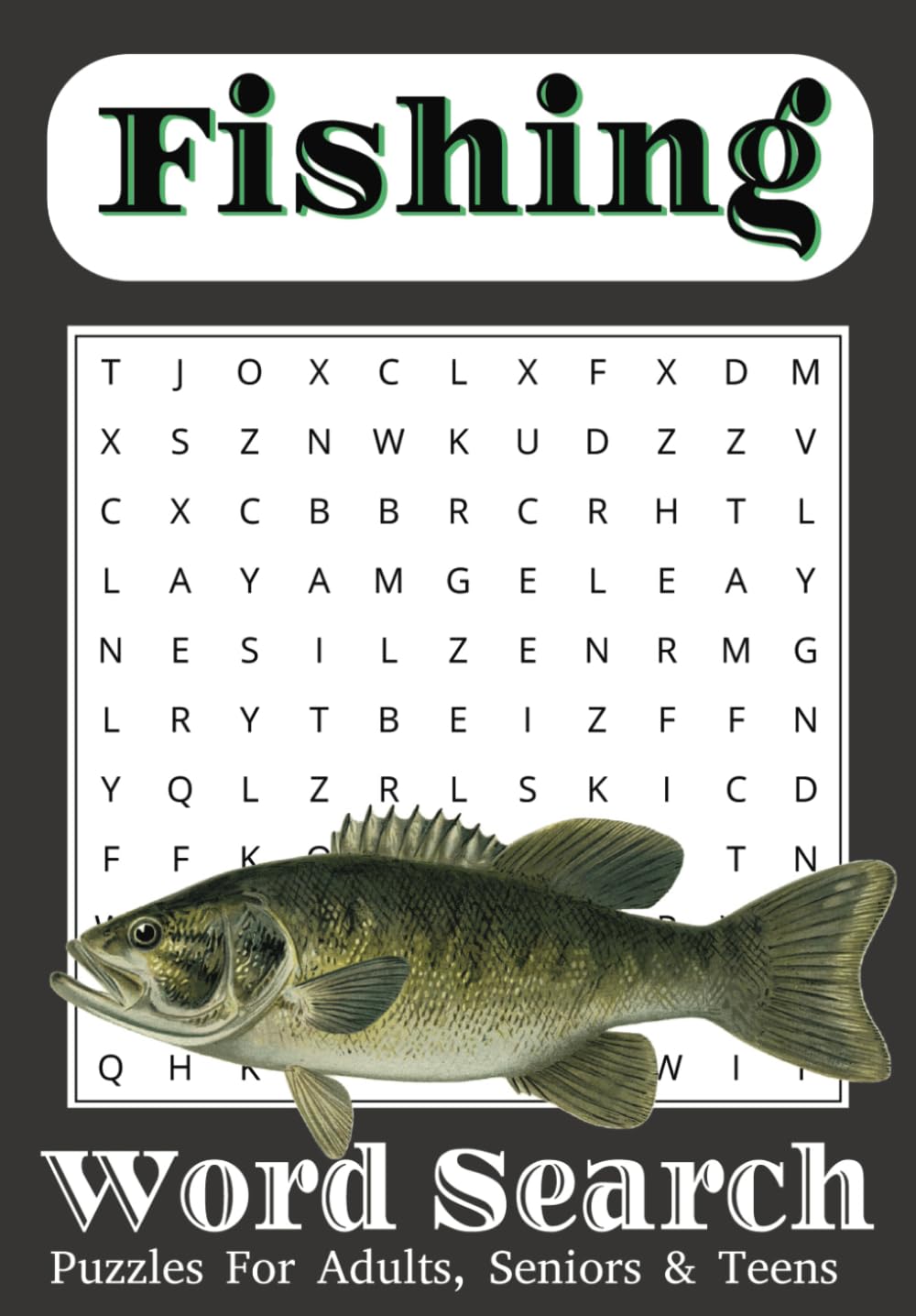 Amazon.com: Fishing Cross Word Search Puzzle: Word Search with easy to ...