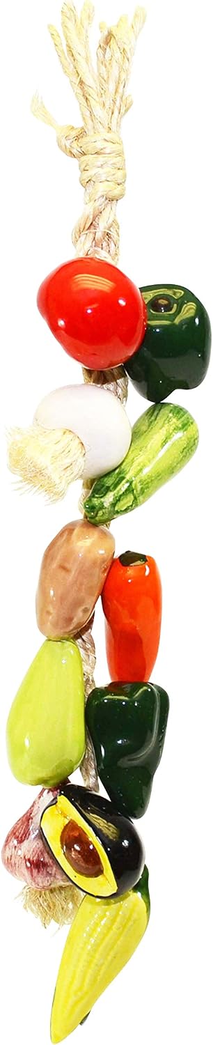 Amazon.com: Laredo Import Co Small Ristra/String of Ceramic Vegetables ...