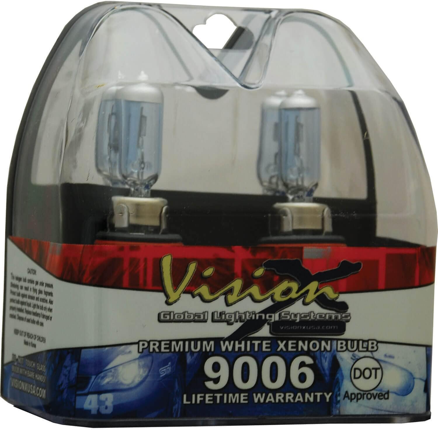 Amazon.com: Vision X Lighting 4001558 Super White 55W Headlight Bulb ...