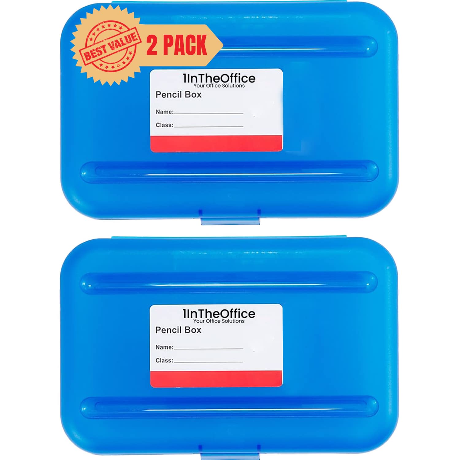 Snapklik.com : Pencil Box Blue, Translucent Blue Pencil Case, Blue ...