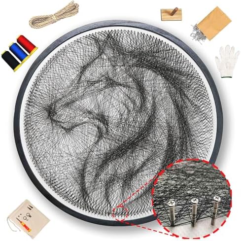 Amazon.com: SimpleVibesXinPuwei String Art Kits for Adults, Crafts for ...