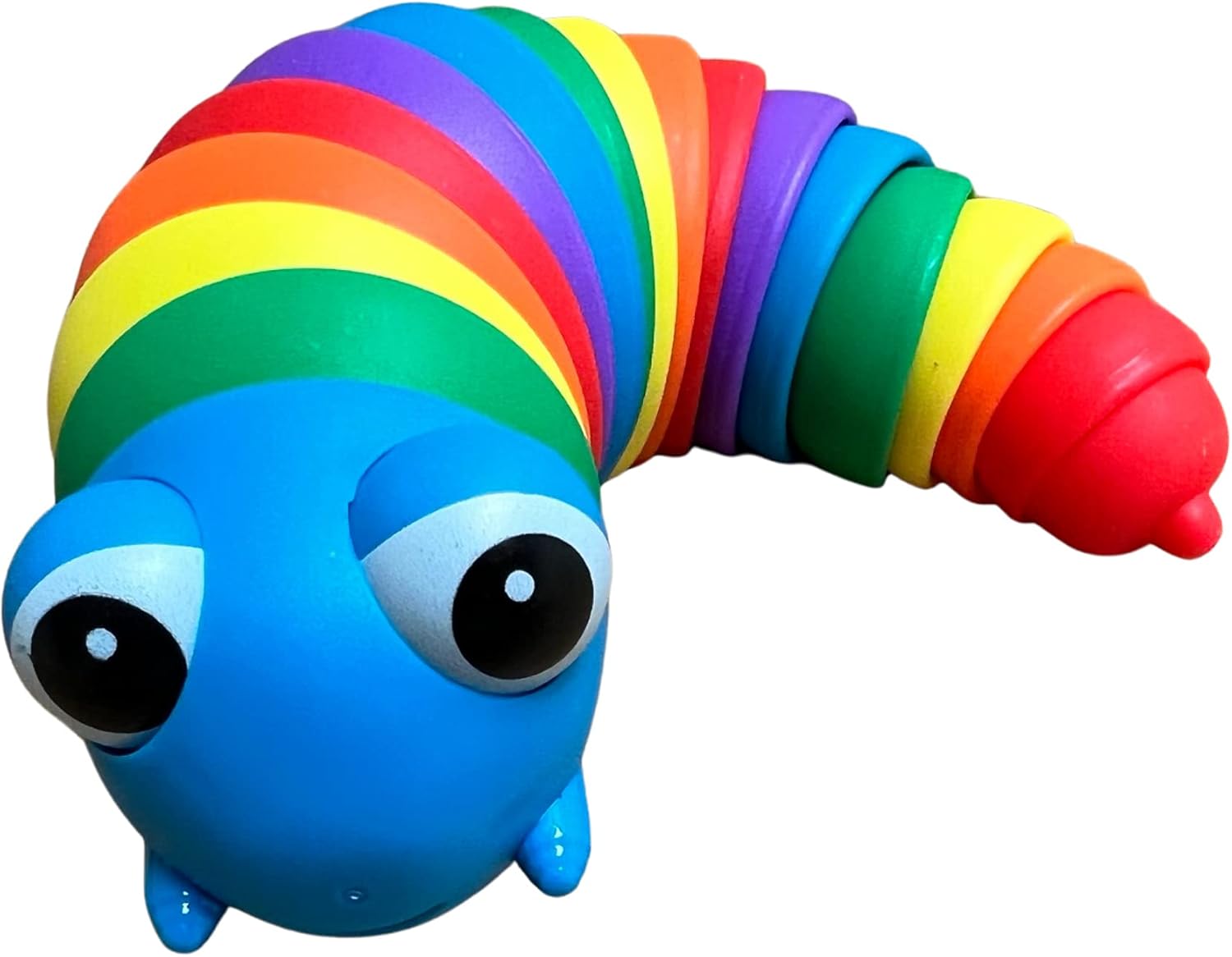 AYULI Fidget Wiggly Slug Toy, Sensory Wiggle Slug 3D, Flexible Wriggly ...