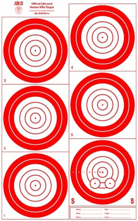 Amazon.com : National Target IBS Official Target 200 Yard HR Hunter ...
