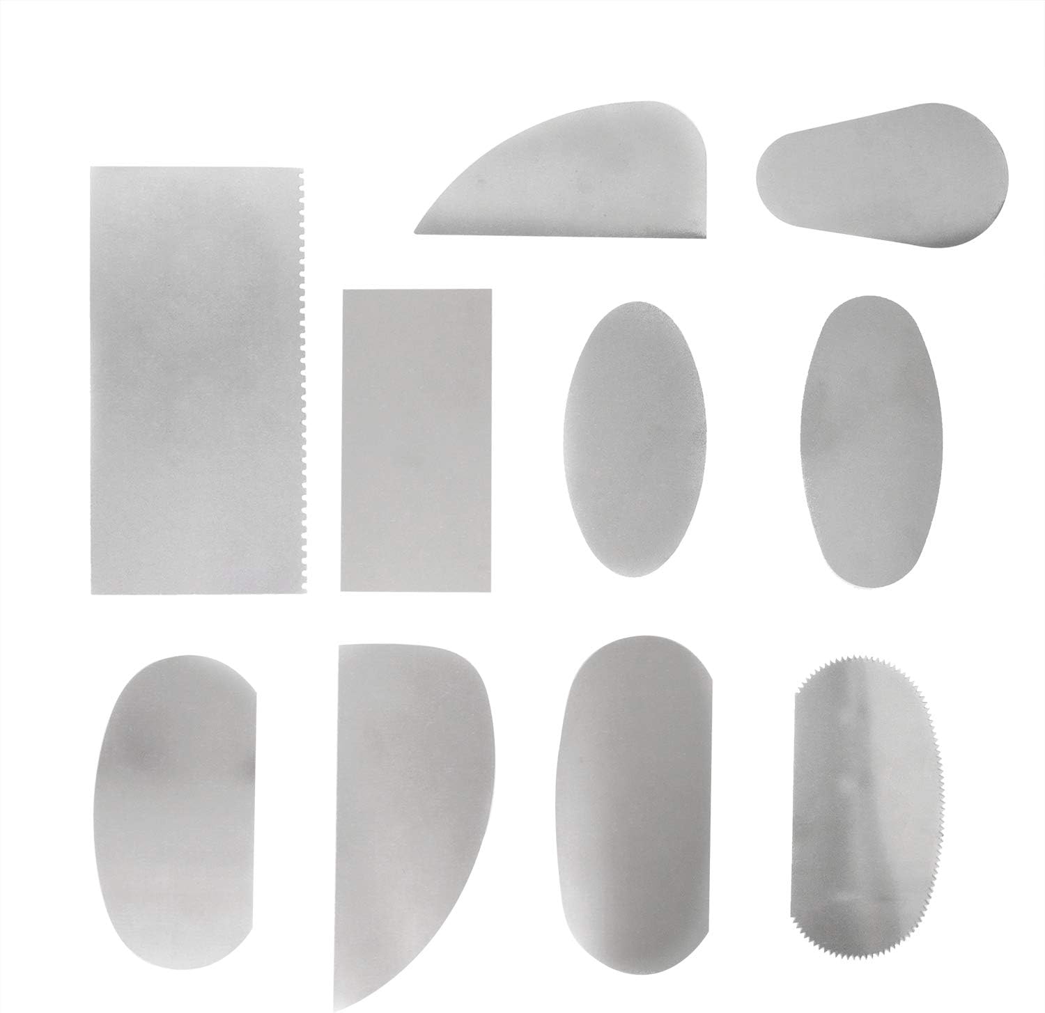 Amazon.com: Honbay 10-Piece Stainless Steel Scrapers Clay Pottery Tools