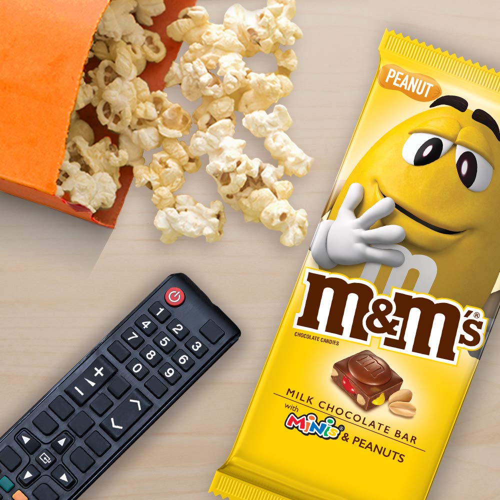 M&M'S MINIS & Peanut Chocolate Candy Bar, 3.9-Ounce Bar: Buy Online in ...