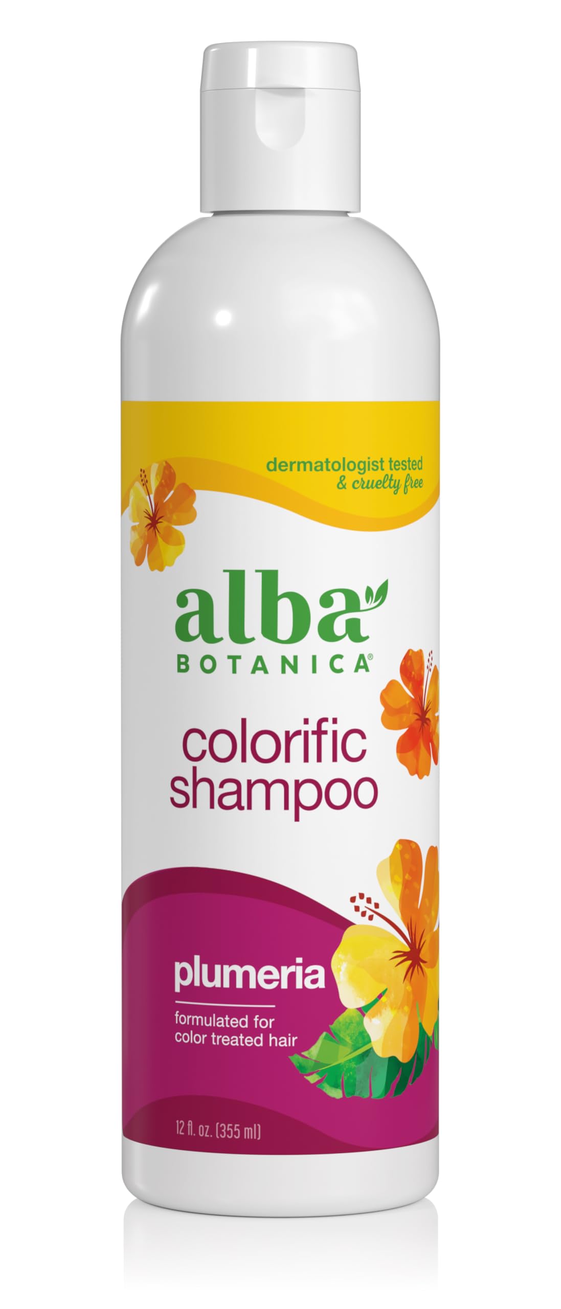 Amazon.com : Alba Botanica Colorific Shampoo, Plumeria, 12 Oz ...