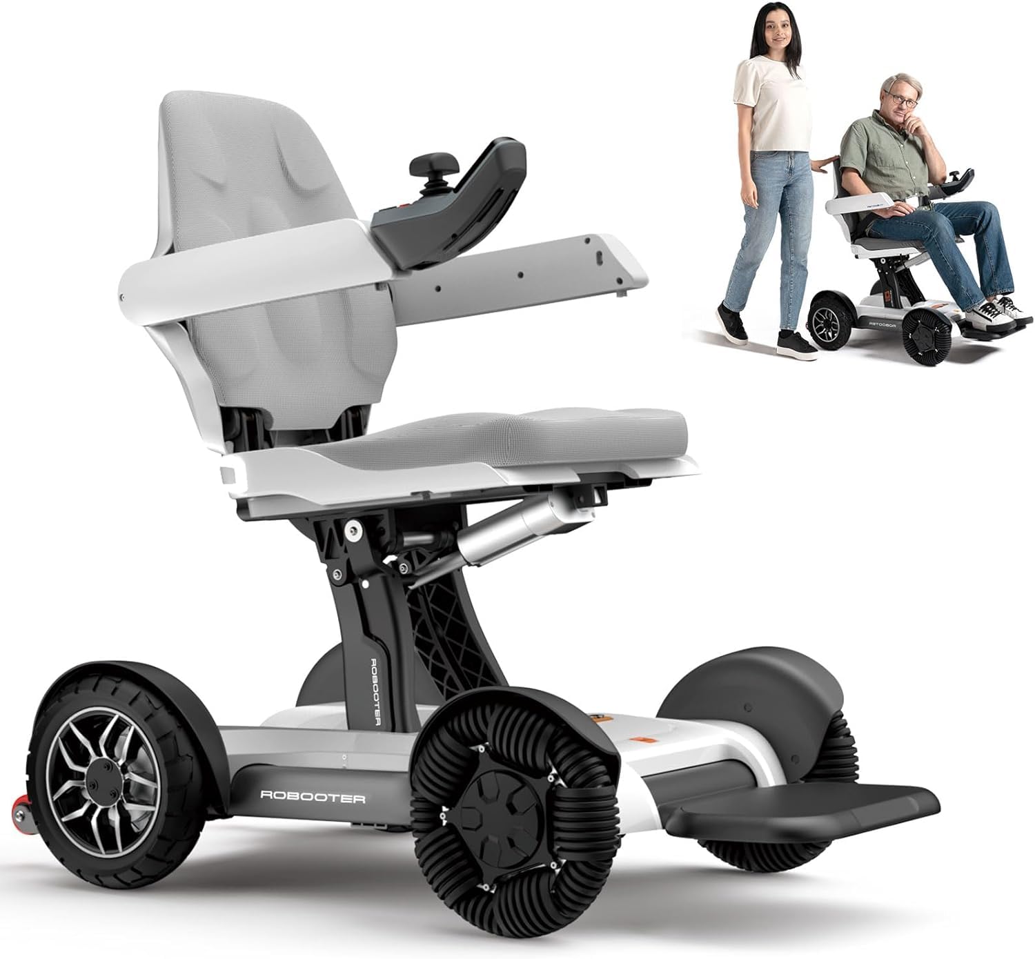 Intelligent Mobility Scooter for Senior & Adult, 4 wheel Automatic ...