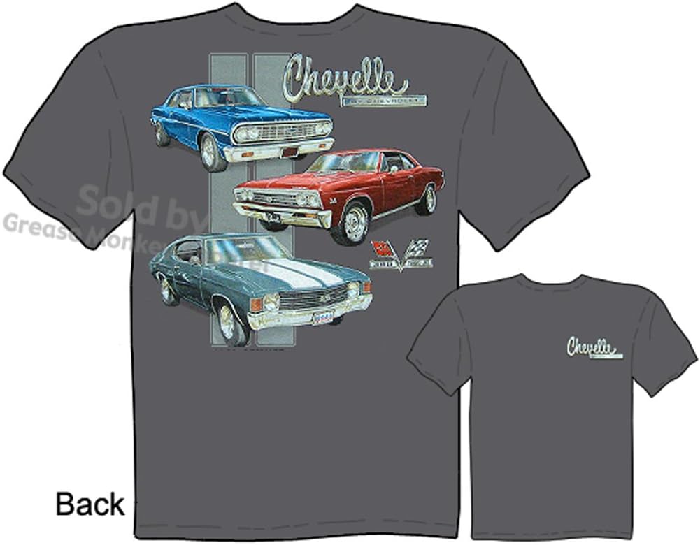 Amazon.com: SIZE Large 1964 1967 1971 Chevelle T Shirt 64 67 71 Muscle ...
