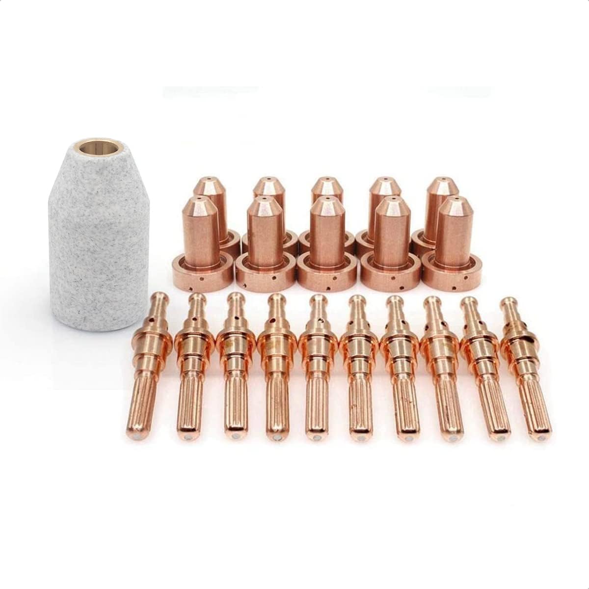 21pcs SL60 SL100 Torch 9-8215 Electrode 9-8208 Tip 9-8218 Shield Cup ...