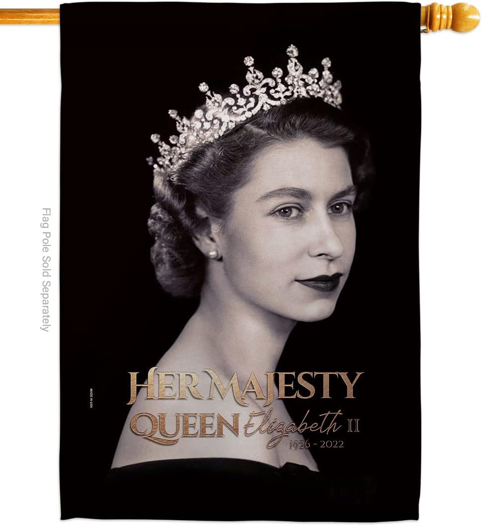 Amazon.com : Queen Elizabeth II Flag Her Majesty Queen House Flag ...