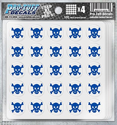 Amazon.com: Pro-Tuff Decals Skull Award Decals 20 mil Professional ...