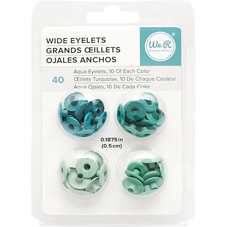 Amazon.com: We R Memory Keepers 0633356415879 Eyelets & Washers Crop-A ...