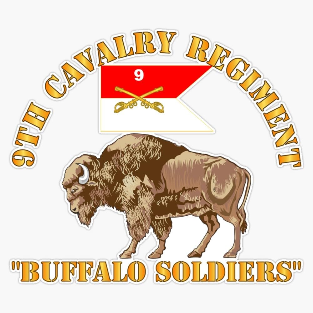 Amazon.com: Army - 9th Cavalry Regiment - Buffalo Soldiers w 9th Cav ...