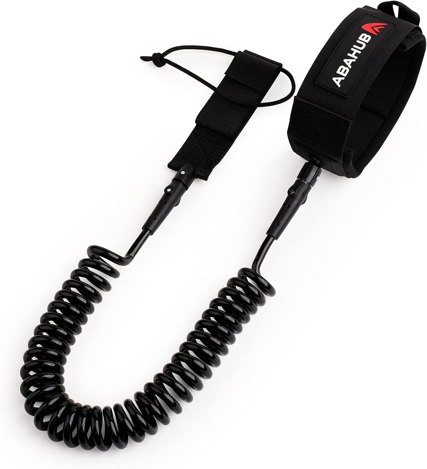 Amazon.com : Abahub Premium Coil SUP Leash, 10 ft Black Coiled Paddle ...