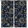 Amazon.com: Sun and Moon Curtains Bohemian Hippie Art Theme Indian Boho ...