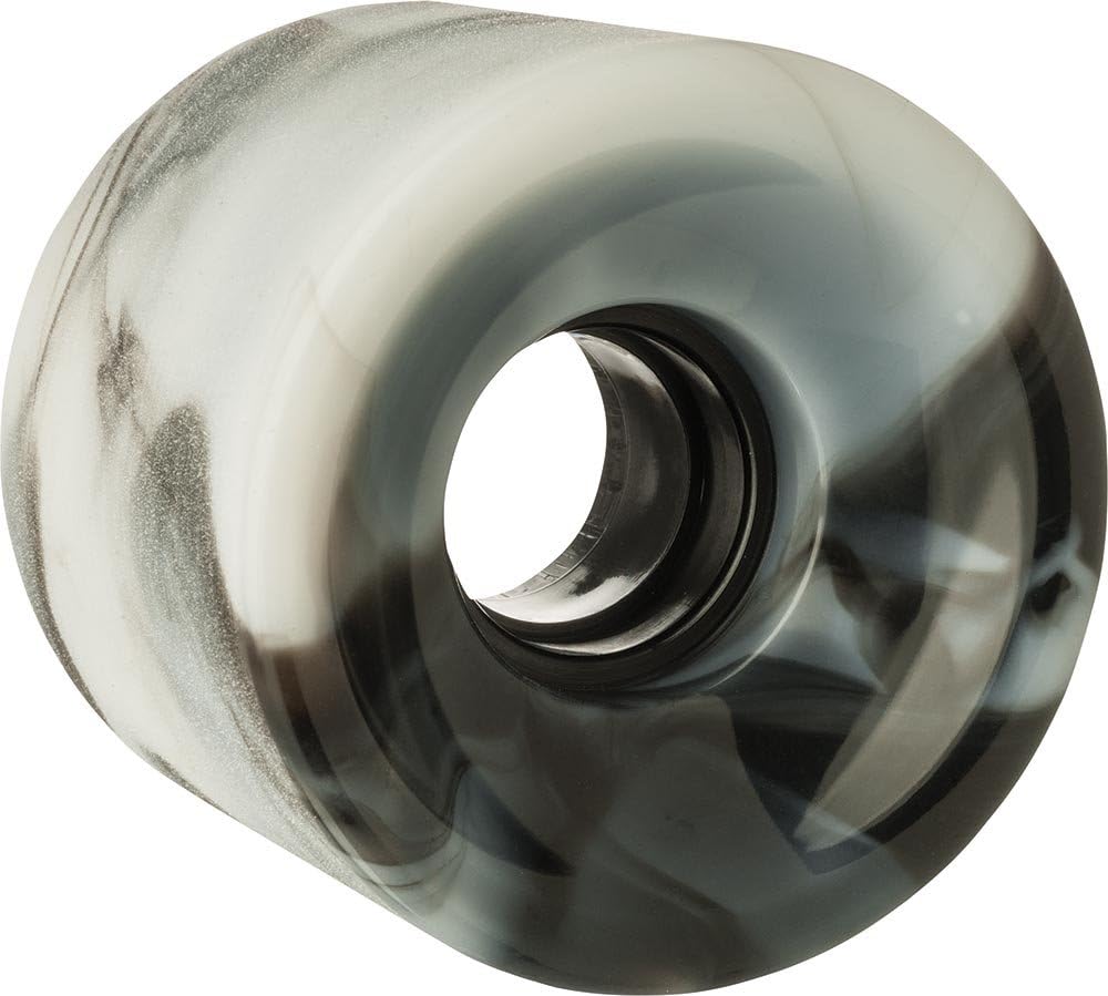 Amazon.com : Globe Hg Bantam Swirl Wheels, White, 62 : Skateboard ...