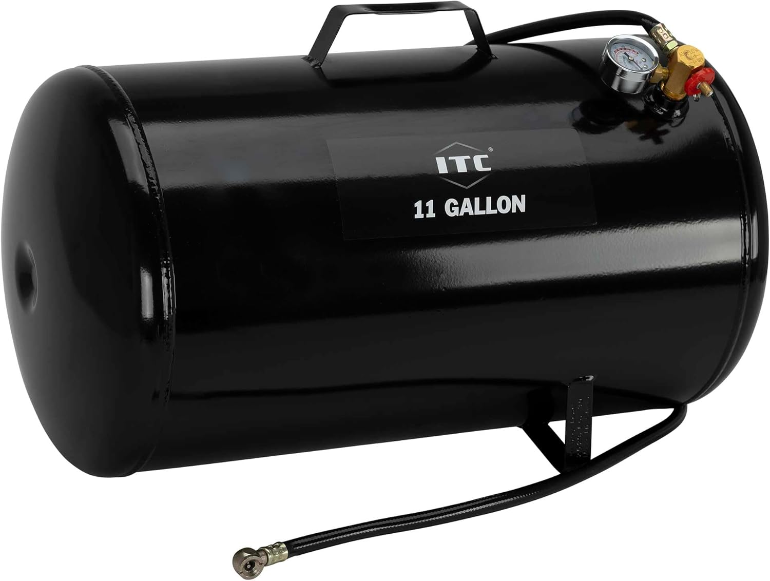 ITC 11 Gallons Portable Air Tank - Includes Pressure Gauge, Hose and ...