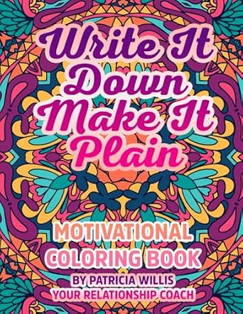 Amazon.com: Write It Down Make It Plain: Motivational Self Help Mental ...