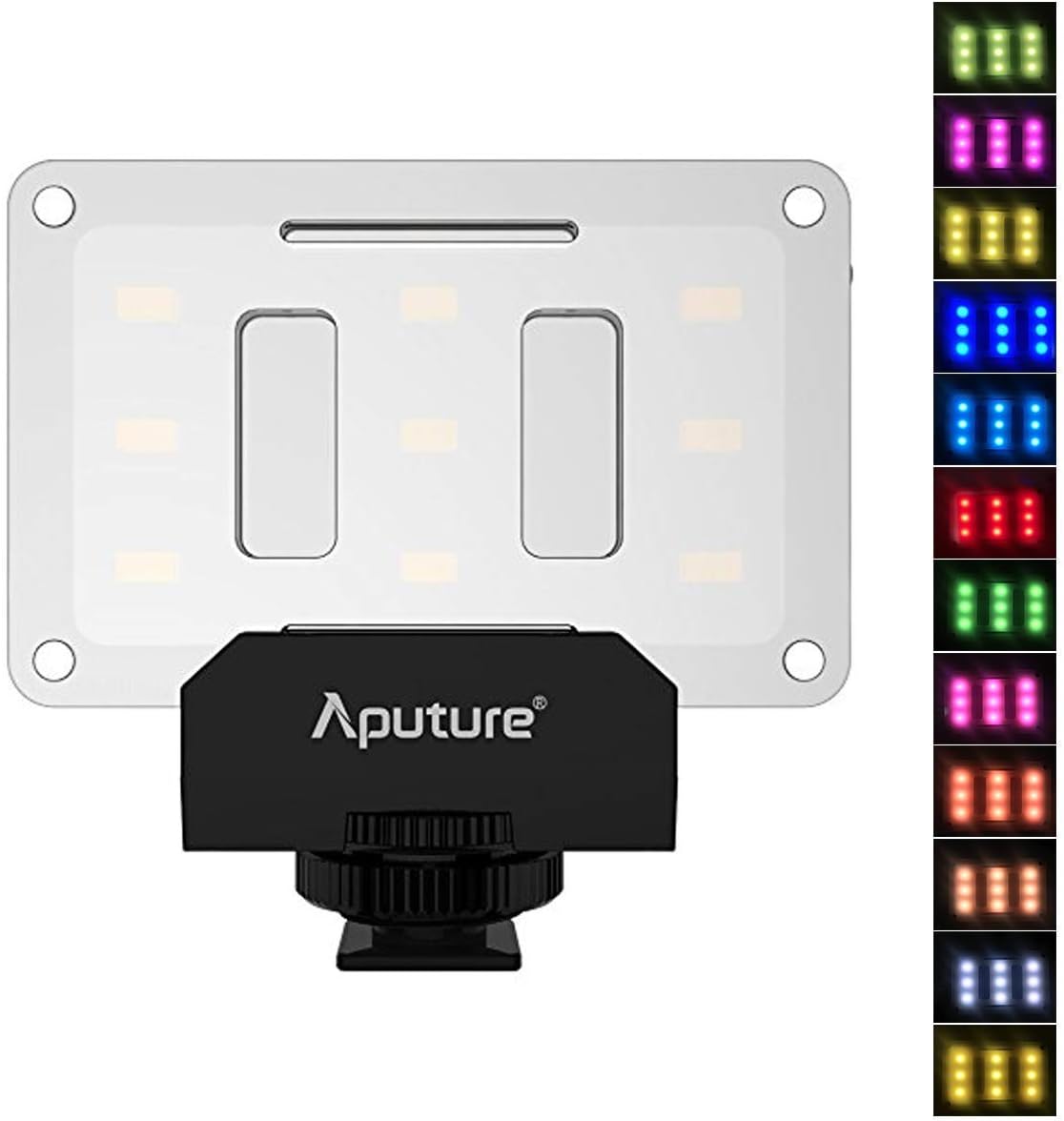 Amazon.com : Aputure AL-M9, Amaran LED Mini Light on Camera Video Light ...