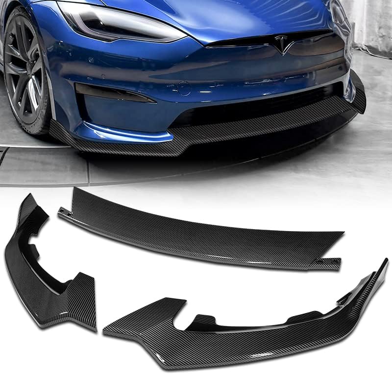 Amazon.com: EPARTS ABS Plastic 3PCS STP-Style Front Bumper Lip Splitter ...