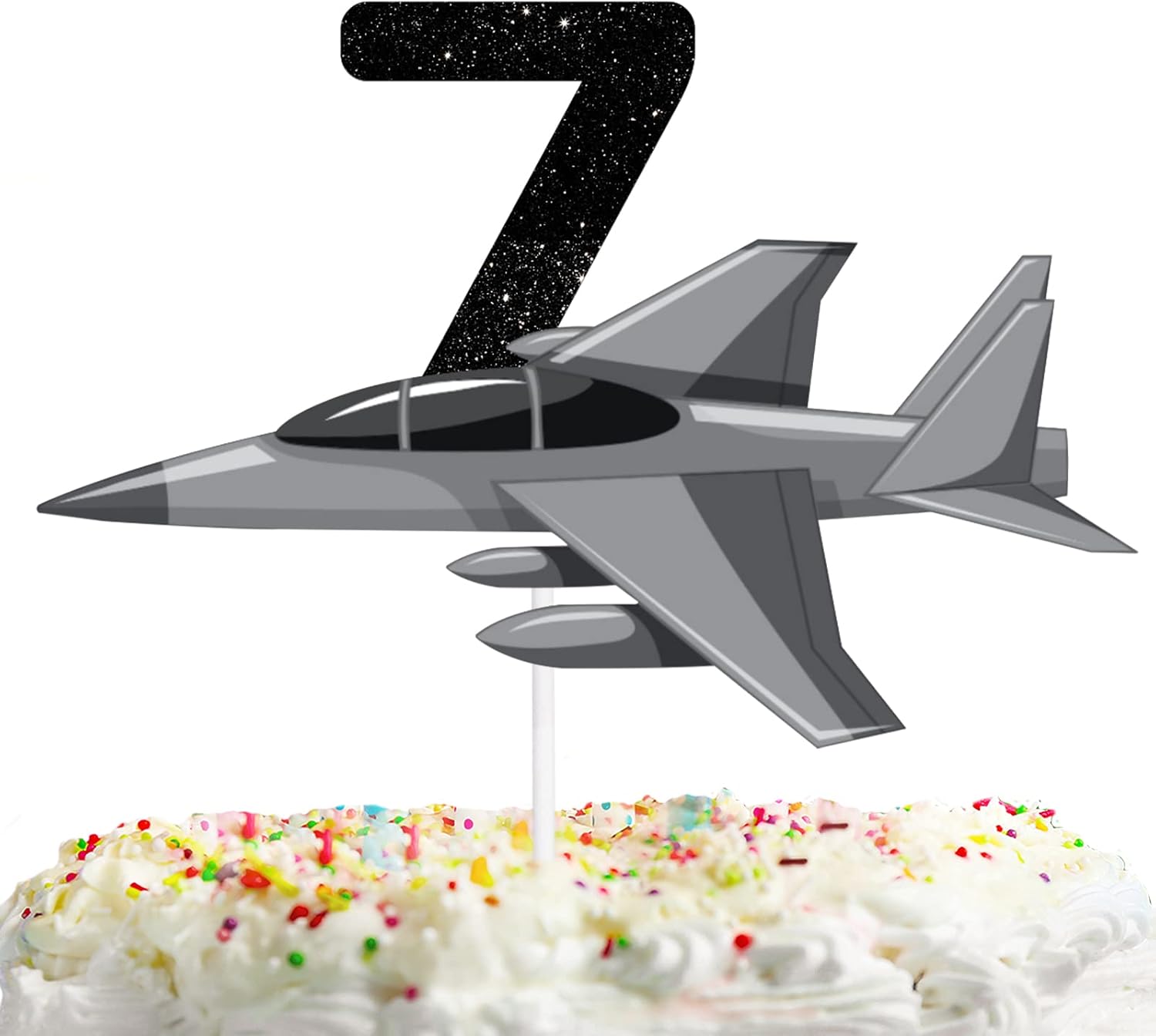 Amazon.com: Airplane Cake Topper Aviation Flying Theme Decor Supplies ...