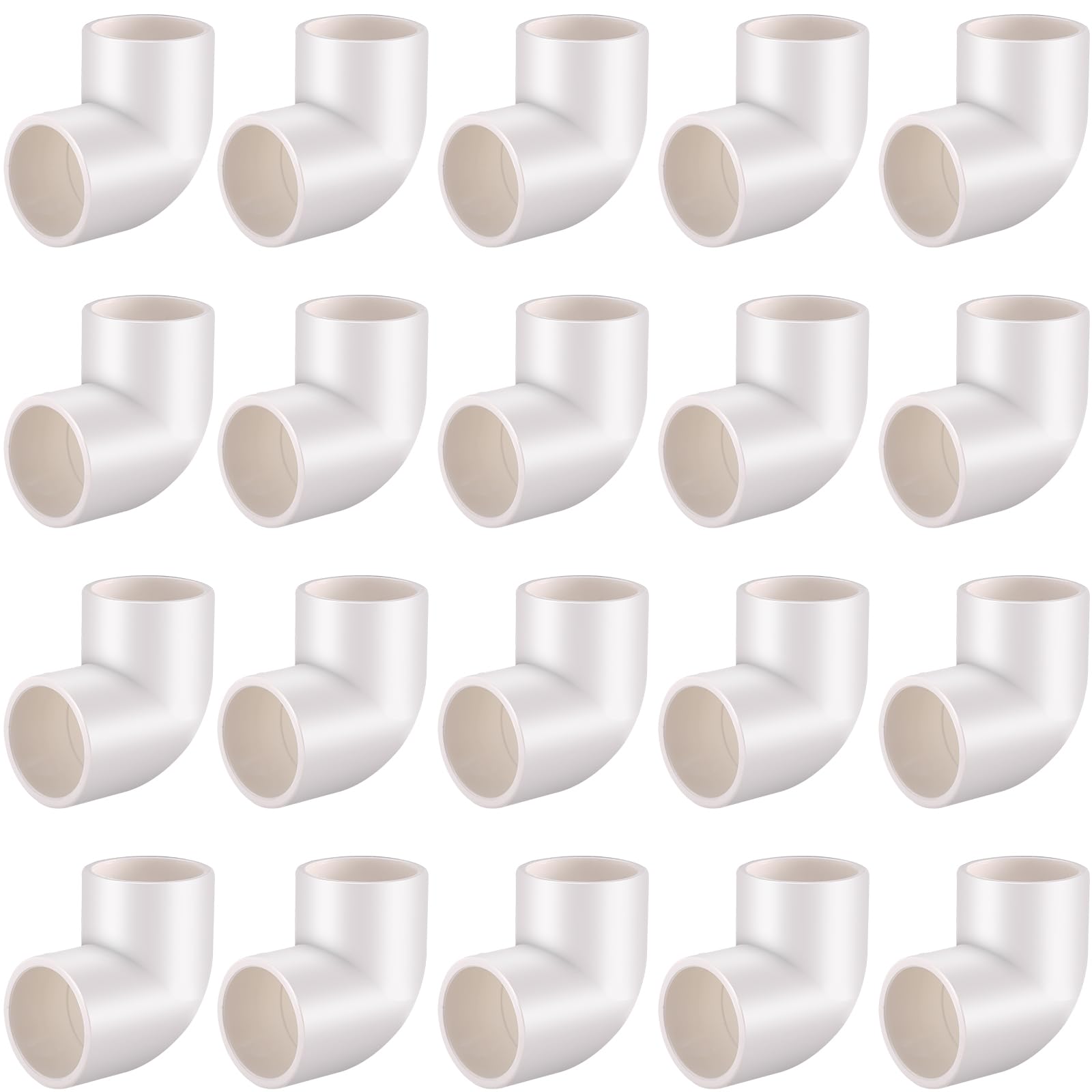 Amazon.com: 1" 90 Degree Elbow Pipe Fittings (Socket x Socket), 20 Pcs ...