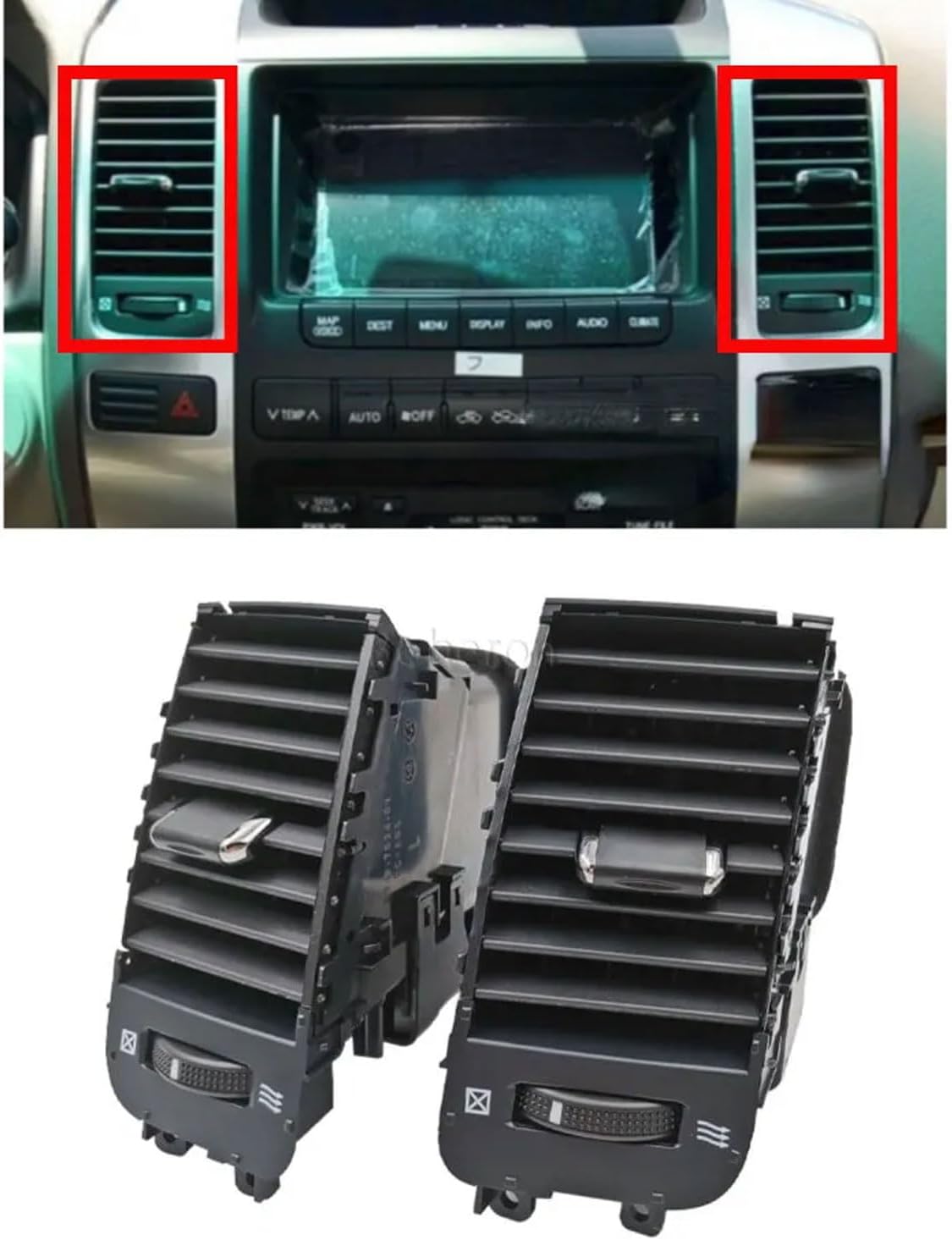 Amazon.com: ASVEGE Center Dash A/C Outlet Air Vent Panel for Toyota ...