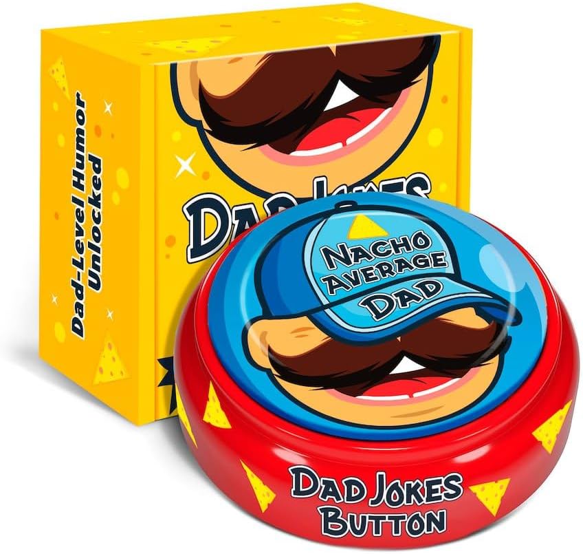 Amazon.com: Dad Joke Talking Button - Father's Gift - Dad Talking ...
