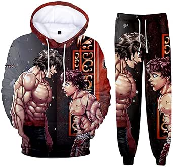 Aayahakawa Baki Hoodie Pant Outfits Set, Meisjes Jongens 3D Gedrukt ...