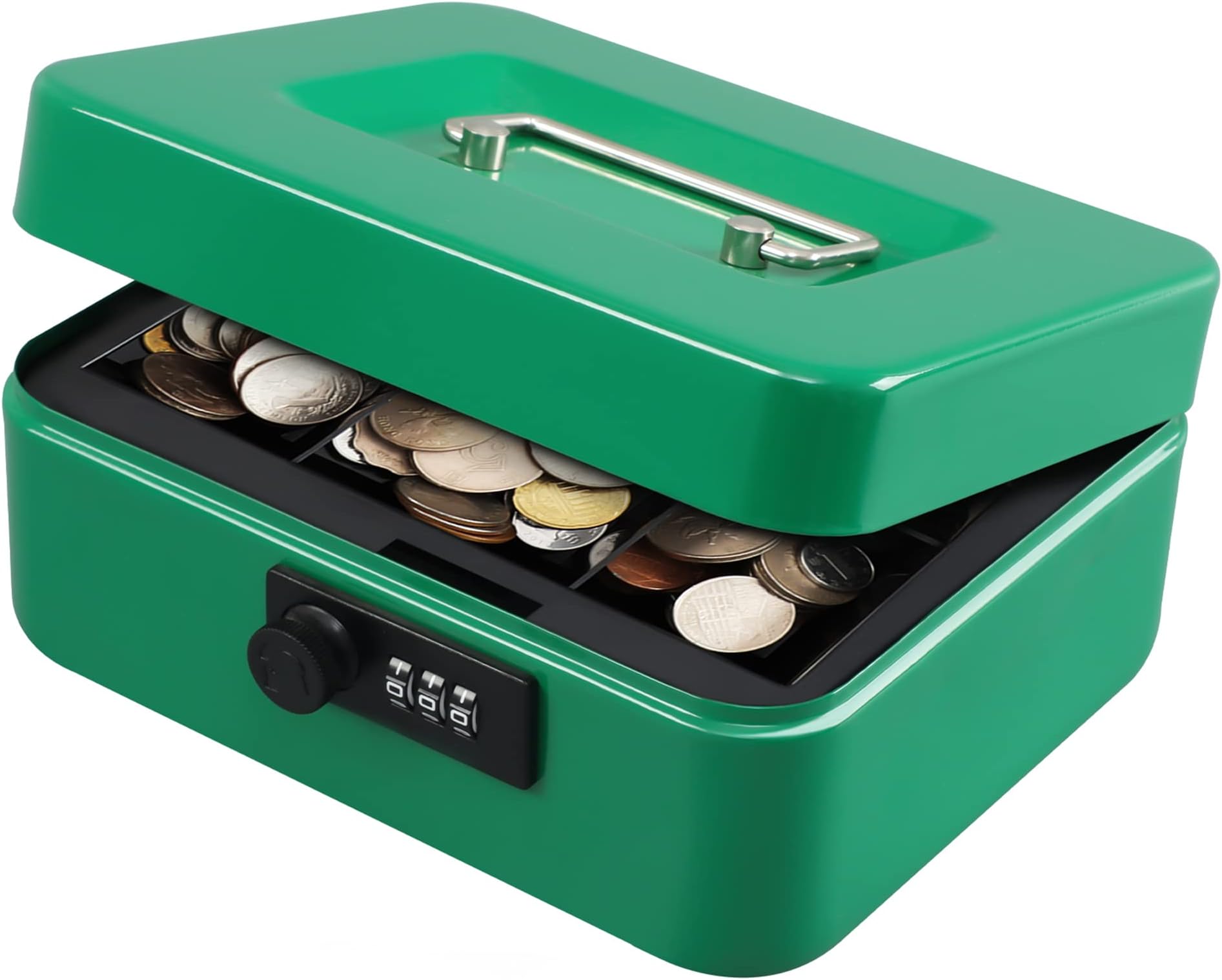 Amazon.com: SentrySafe Cash Box, Deluxe Locking Cash Box With Money ...