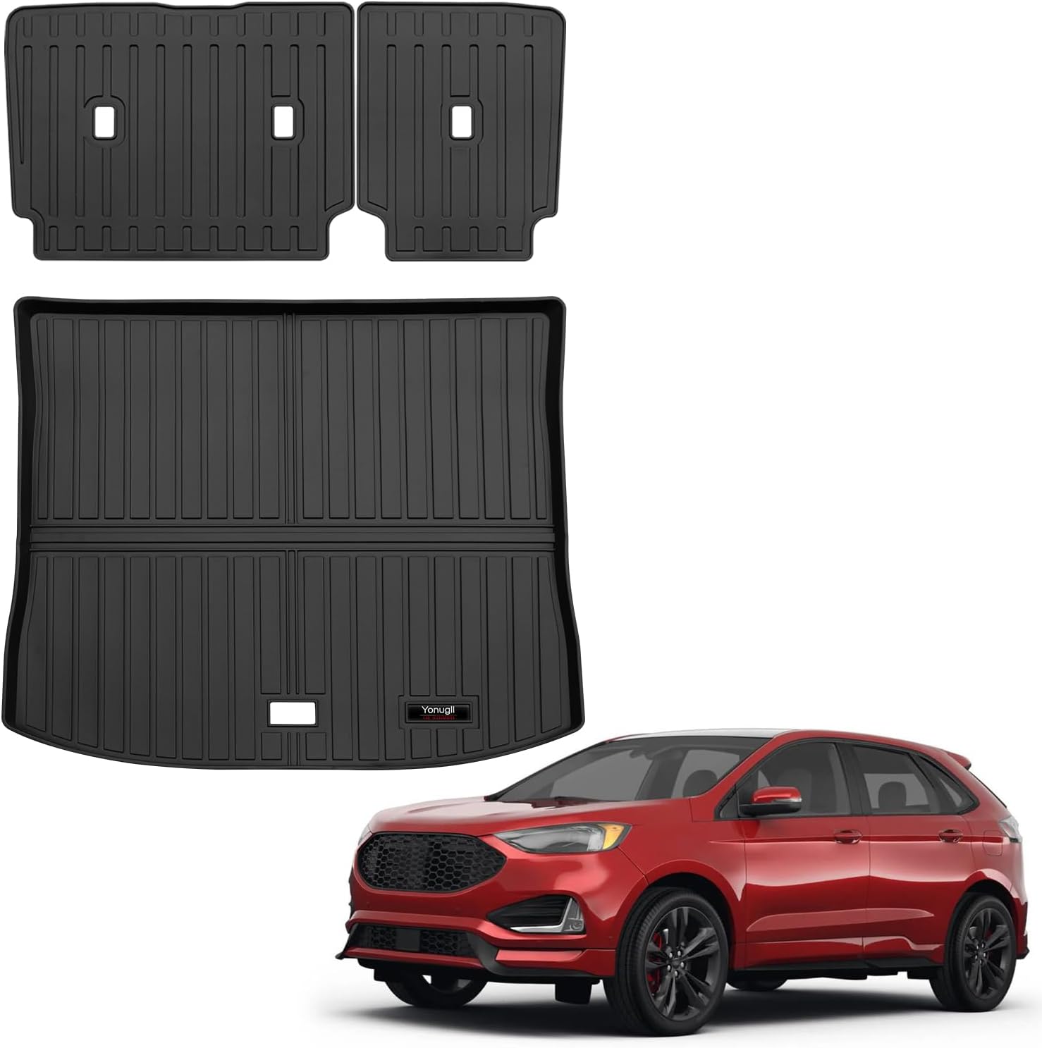 Amazon.com: Yonugli for 2015-2024 2025 Ford Edge Mats Cargo Trunk Mats ...