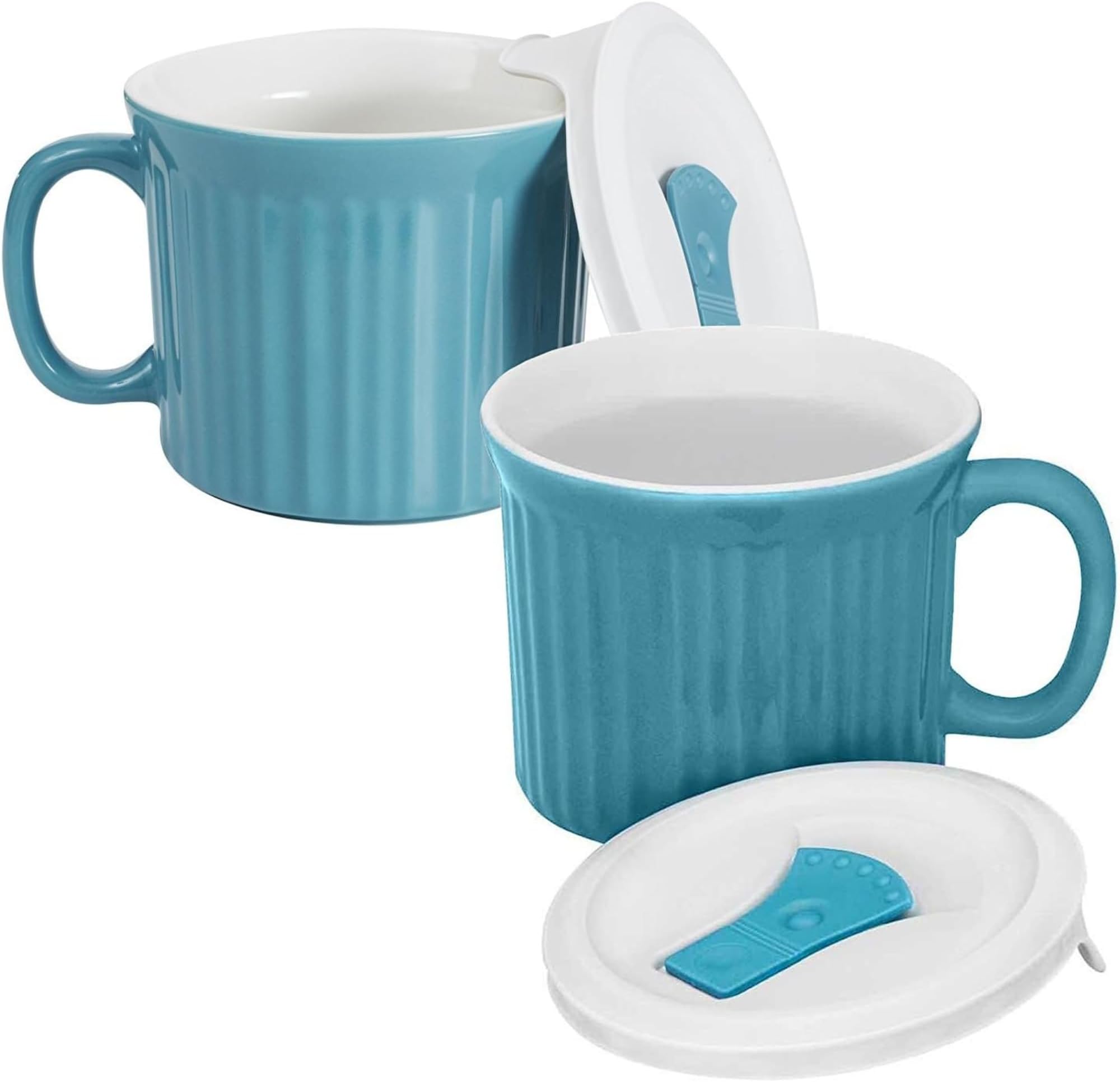 Amazon.com | Corningware 20-Ounce Oven Safe Meal Mug with Vented Lid ...