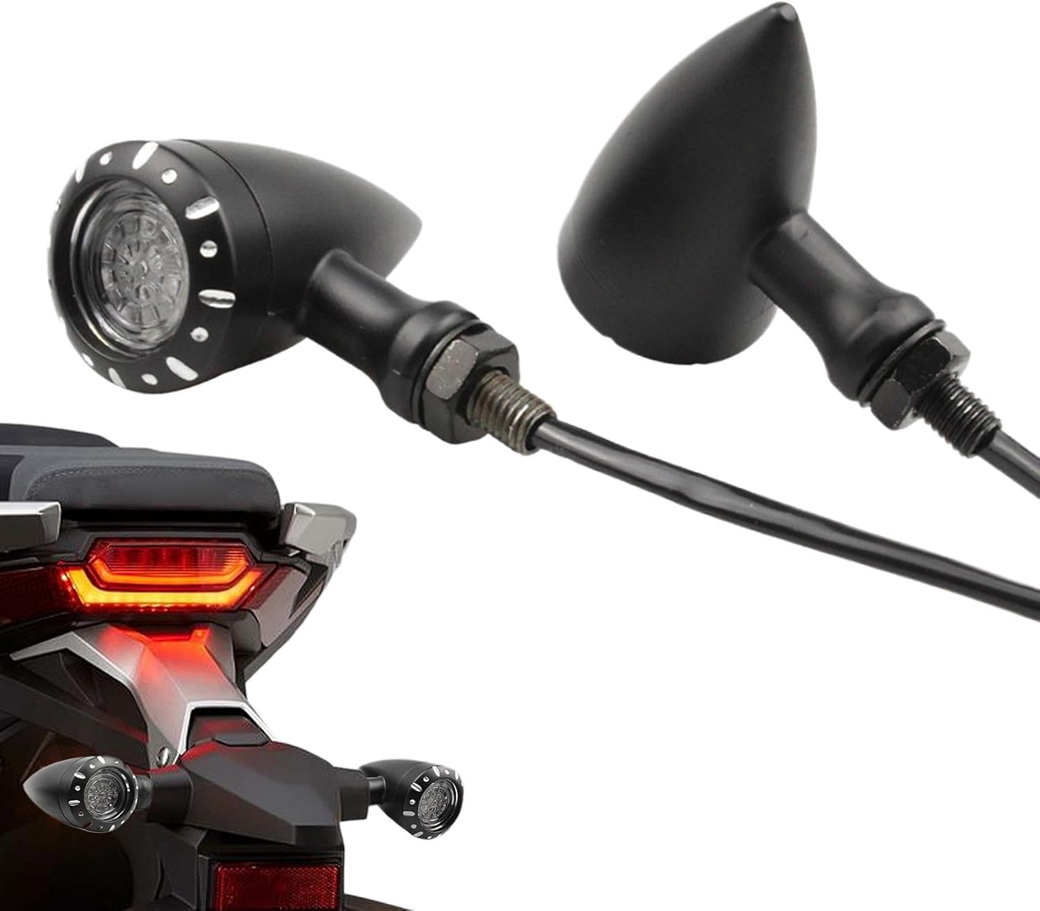 Motorcycle Indicator Light | 2X Cycling Motorcycle Turn Indicator ...