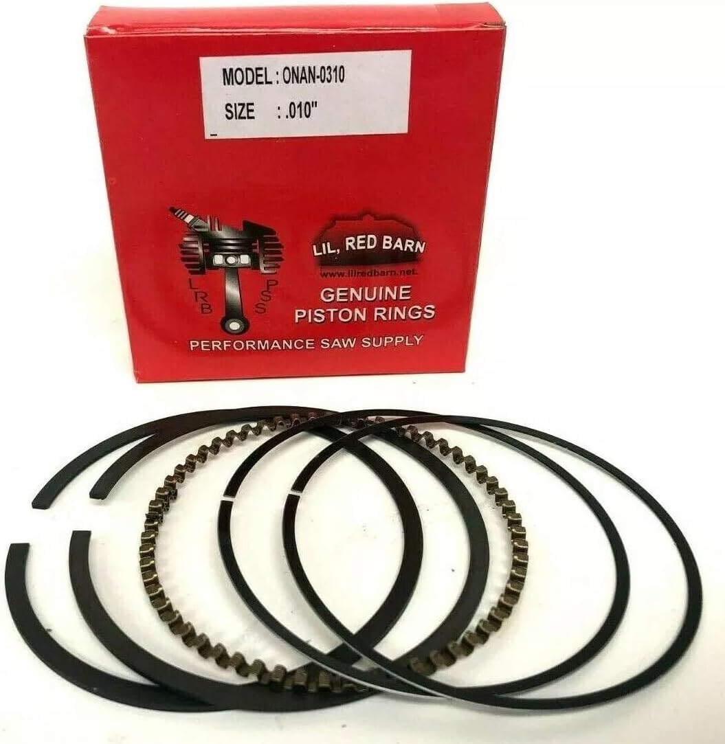Amazon.com: Lil Red Barn One Set of .010 Oversize Piston Rings ...