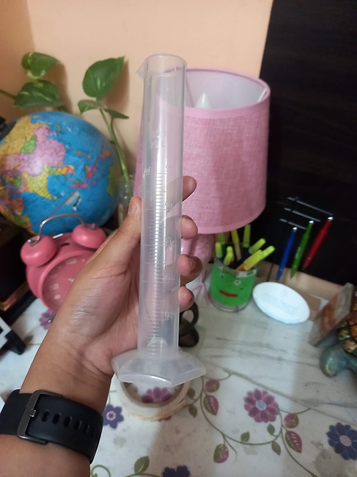 Daffodil's Plastic Measuring Cylinder - 50 ml (Polypropylene) : Amazon ...