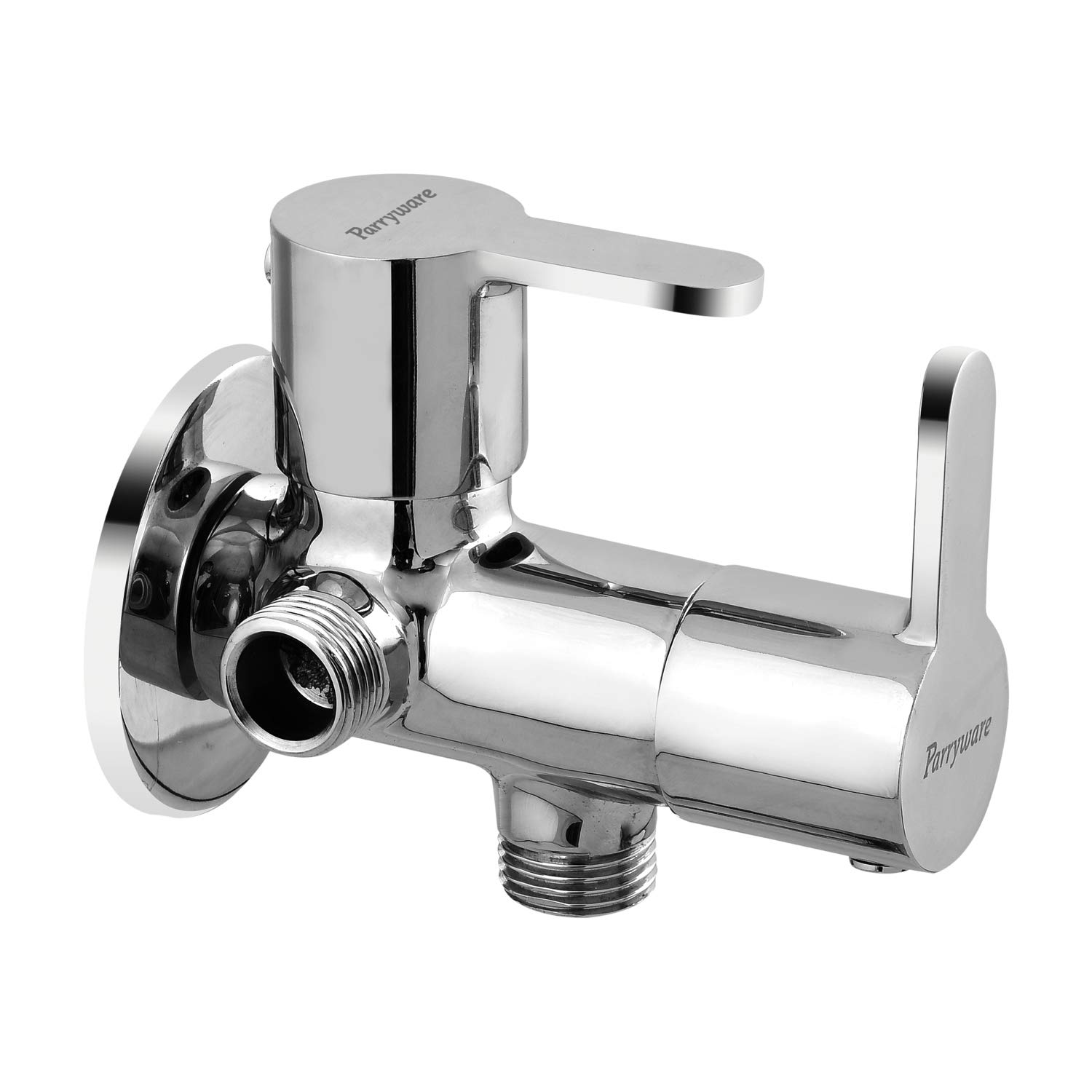 Parryware Claret Two Way Angle Valve with Wall Flange/Angle Cocke for ...