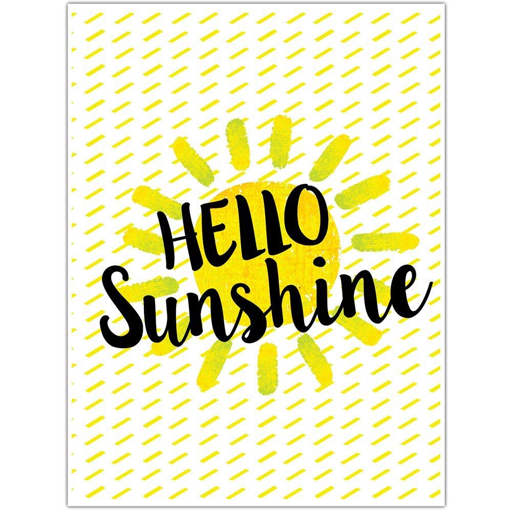 Amazon.com: Hello Sunshine Wall Art Poster : Home & Kitchen