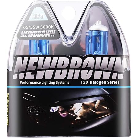 Amazon.com: Mega Racer 9007/HB5 Halogen Headlight Bulbs - 5000K Super ...
