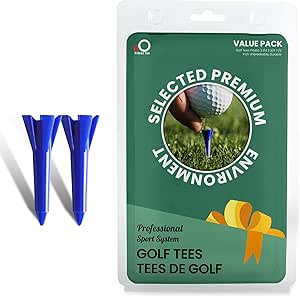 FINGER TEN 1 1/2" Plastic Golf Tees Short Tee 38mm for Irons, Par ...
