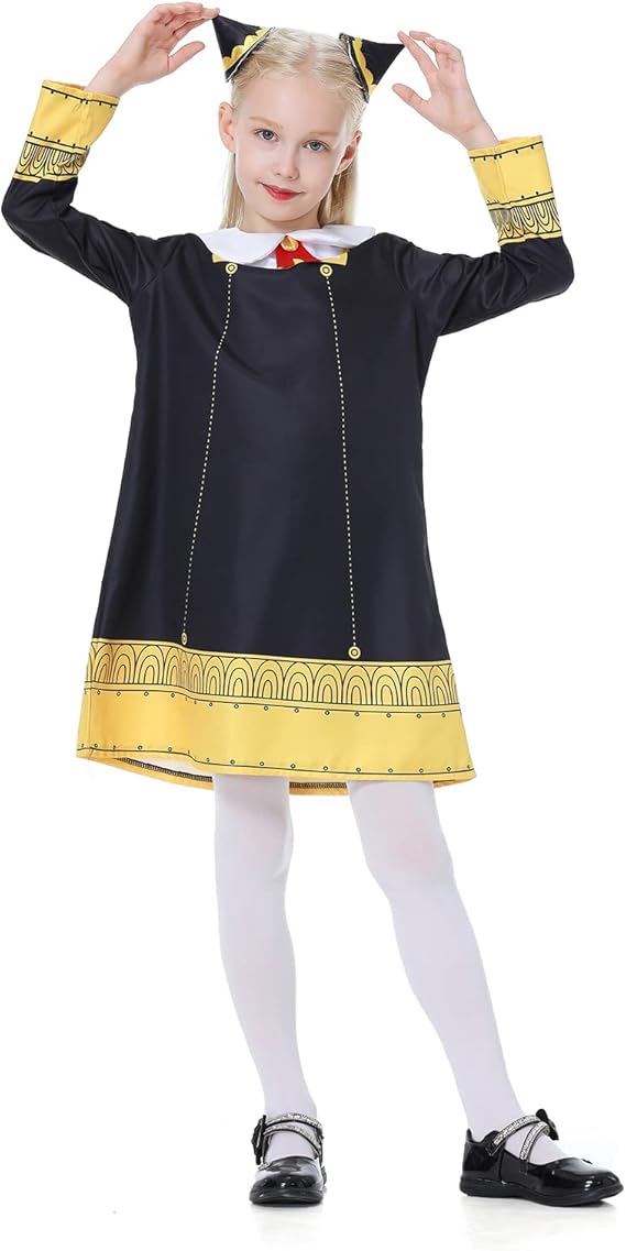 Anya Forger - Disfraz de cosplay de Spy Anya Forger Shool, vestido de ...