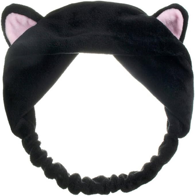 Sanwood Cute Girls Womens Cat Ears Headband (Black) : Amazon.co.uk: Beauty